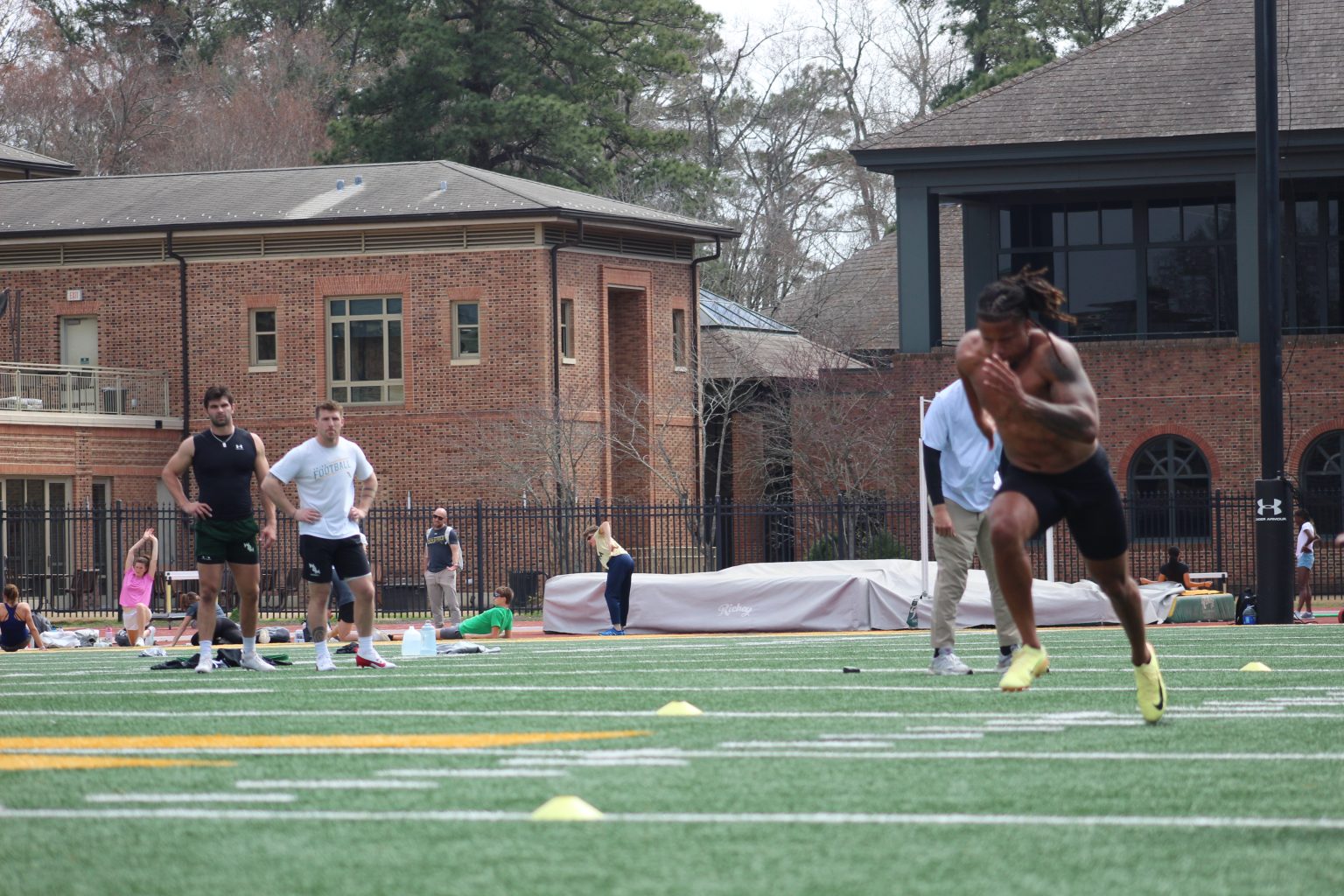 Record Number of NFL Scouts Watch 9 Tribe Football Players Work Out on ...