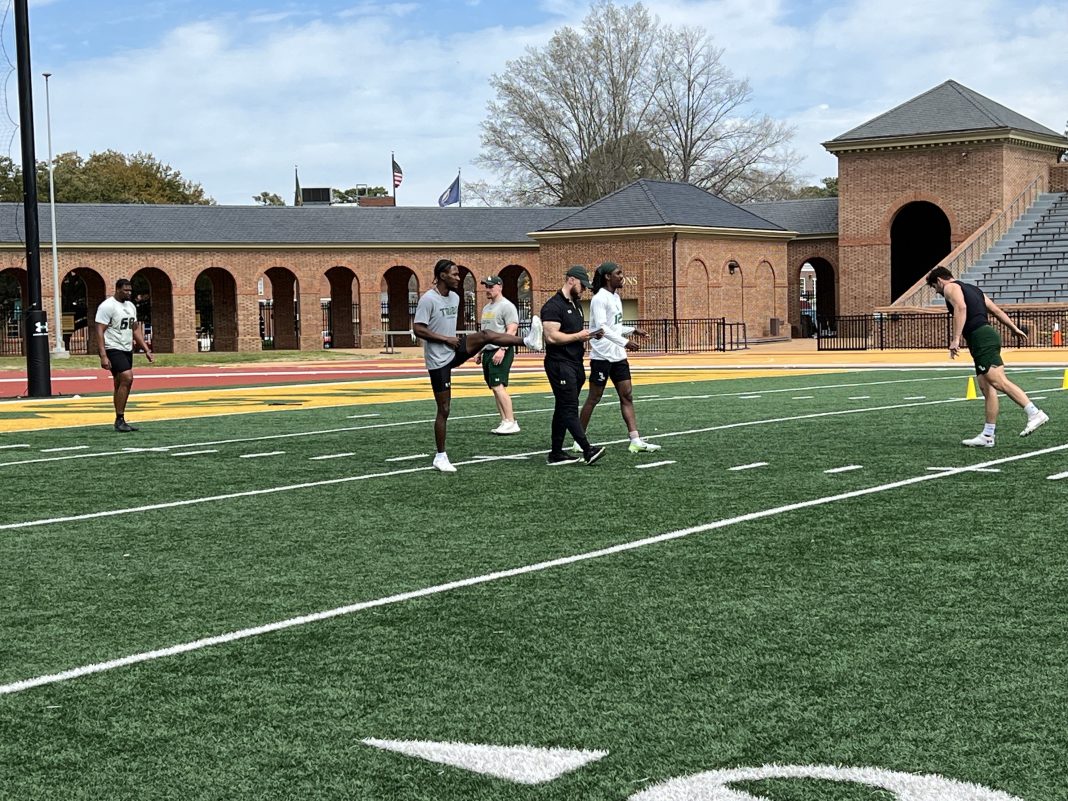 Record Number of NFL Scouts Watch 9 Tribe Football Players Work Out on ...