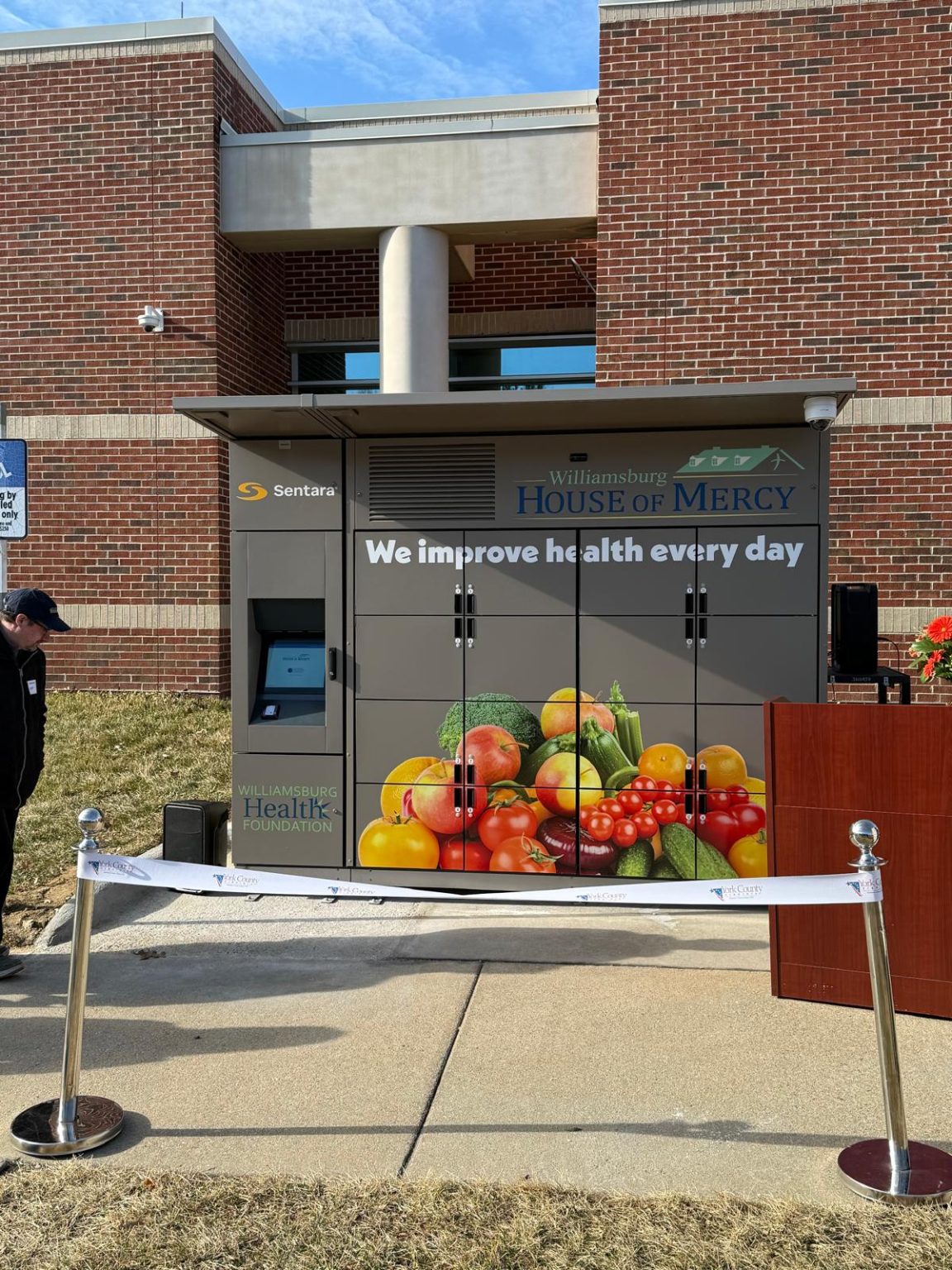 Community Food Lockers Unveiled Through Sentara, House of Mercy ...